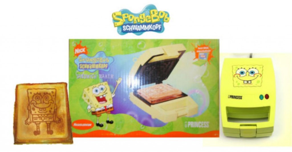 Sponge Bob Sandwichtoaster für nur 17,99 Euro inkl. Porto! - Gadgetwelt.de