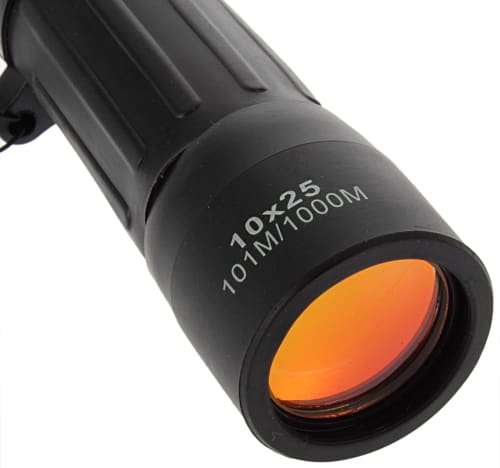 Mini Monokular Teleskop 10x25 mit Trageschlaufe und Tasche nur 2,60 ...