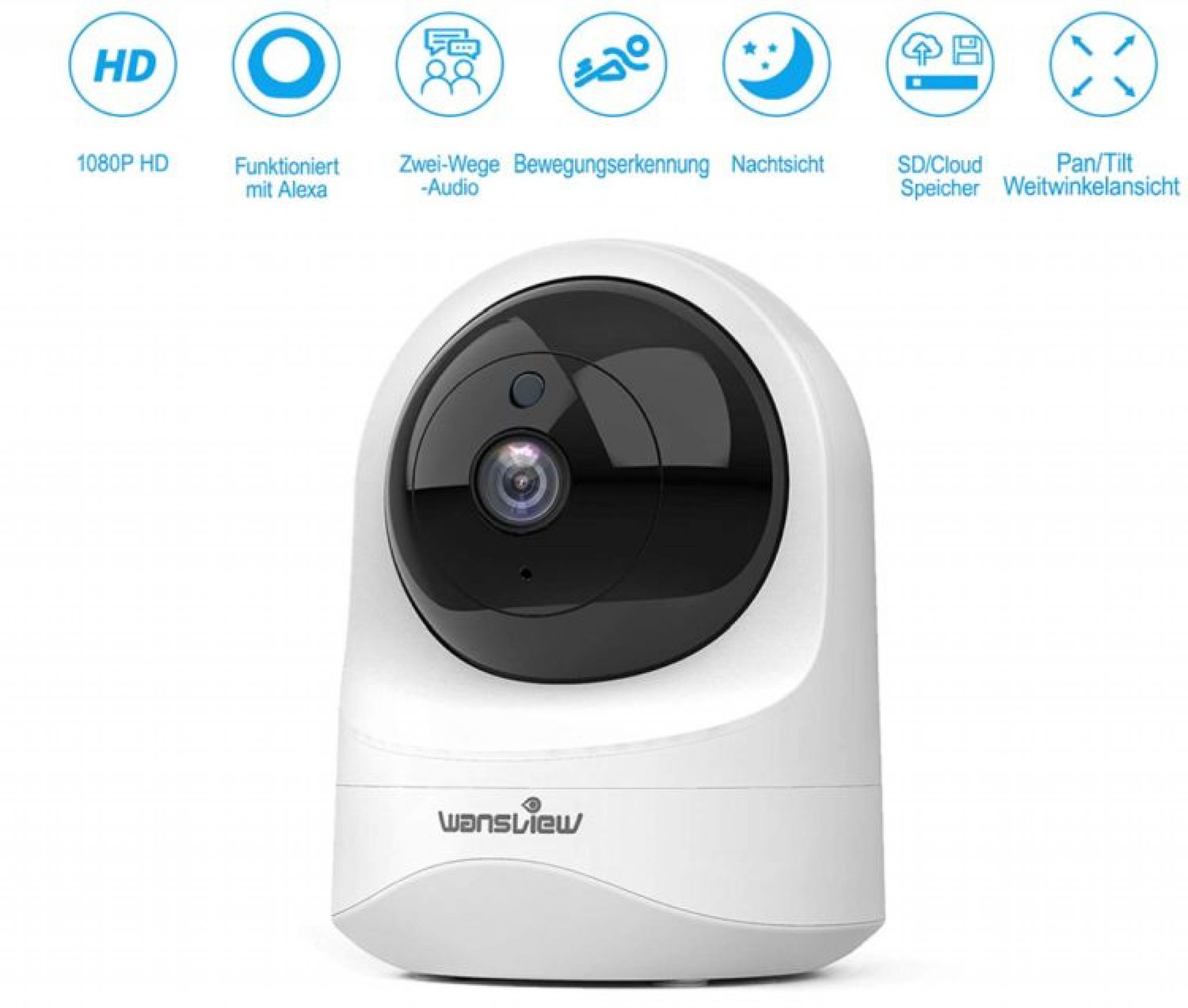 Wansview W-Lan Überwachungskamera für 19,49 Euro bei Amazon - Gadgetwelt.de